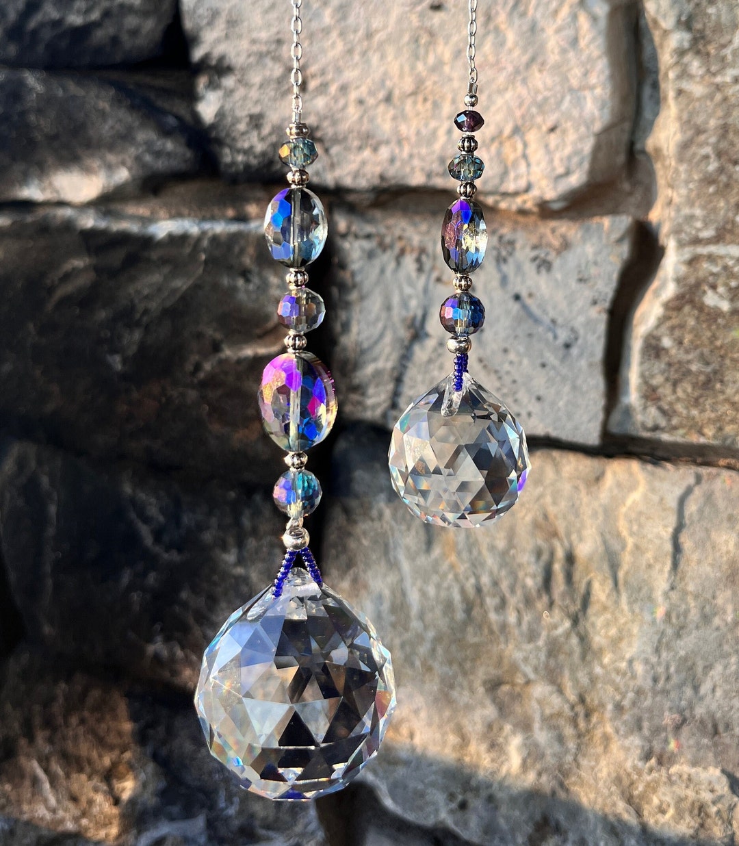 Crystal Sun Catcher. Rainbow Makers, Window Prisms. - Etsy