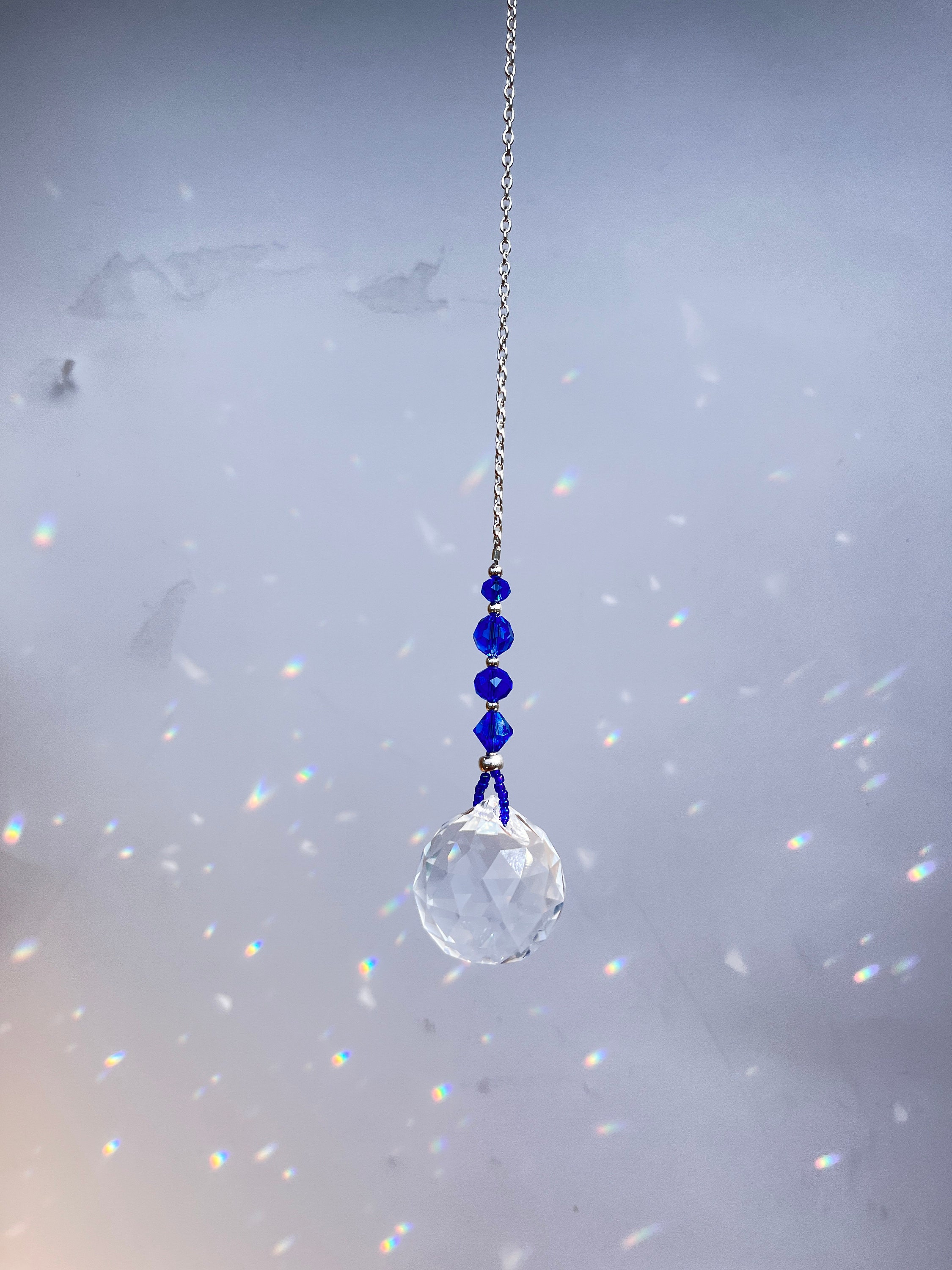 September Birthstone, Sapphire, Crystal Sun Catchers, Window Rainbow ...