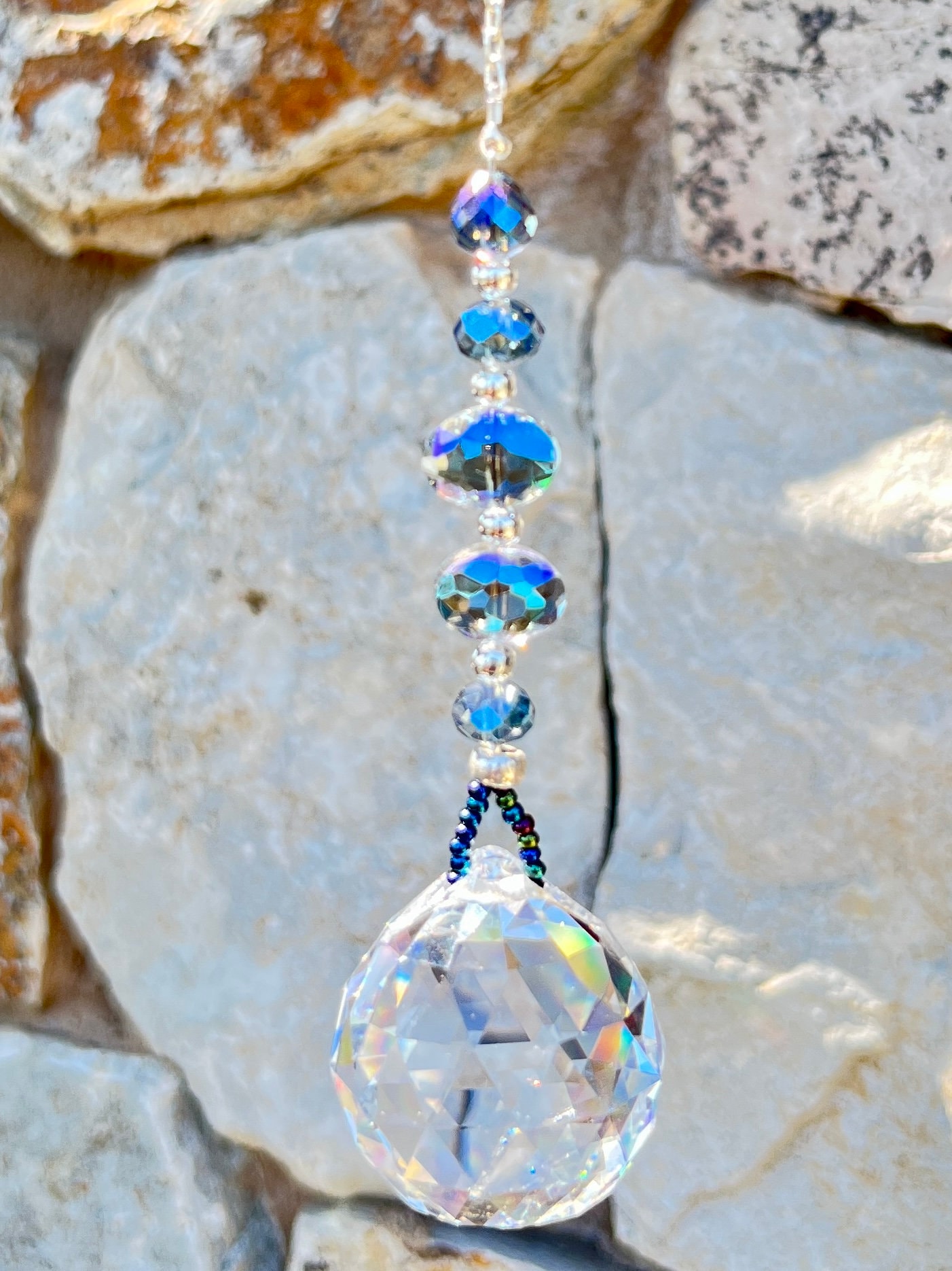 Crystal Sun Catcher Rainbow Maker Prisms Home Decor - Etsy