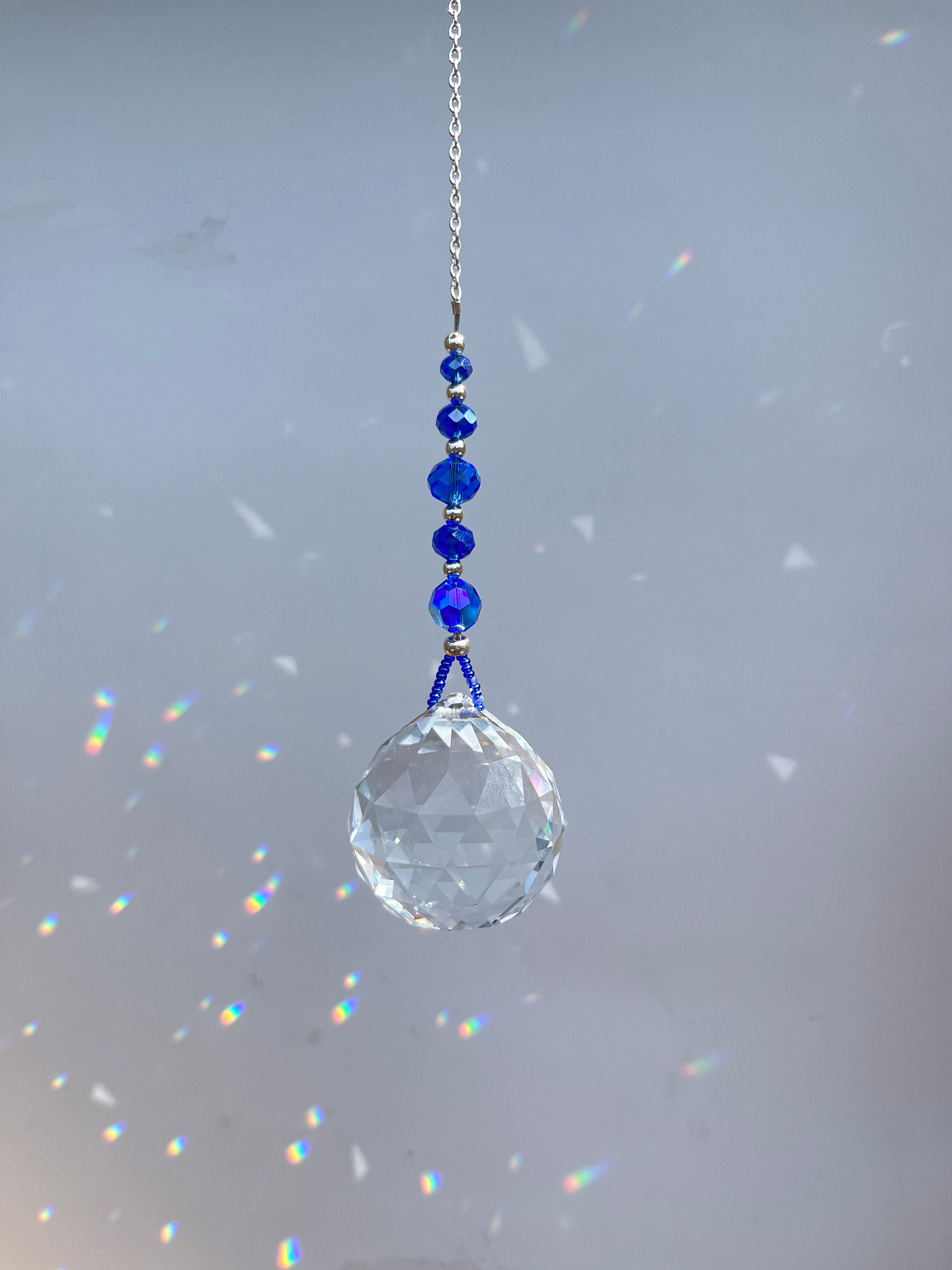 September Birthstone, Sapphire, Crystal Sun Catchers, Window Rainbow ...