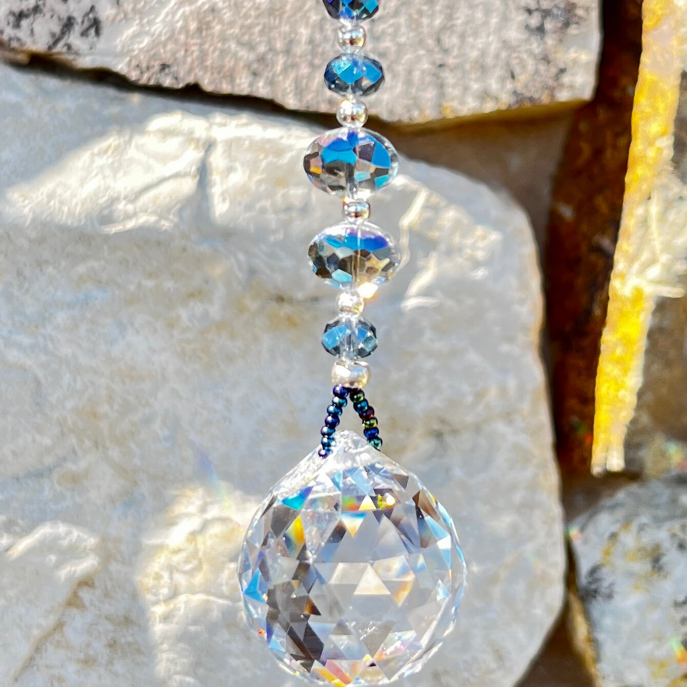 Crystal Sun Catcher Rainbow Maker Prisms Home Decor - Etsy