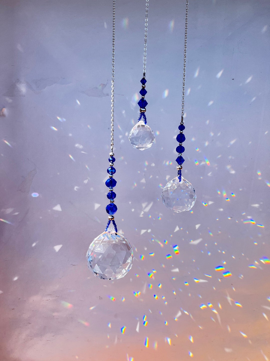 September Birthstone, Sapphire, Crystal Sun Catchers, Window Rainbow ...