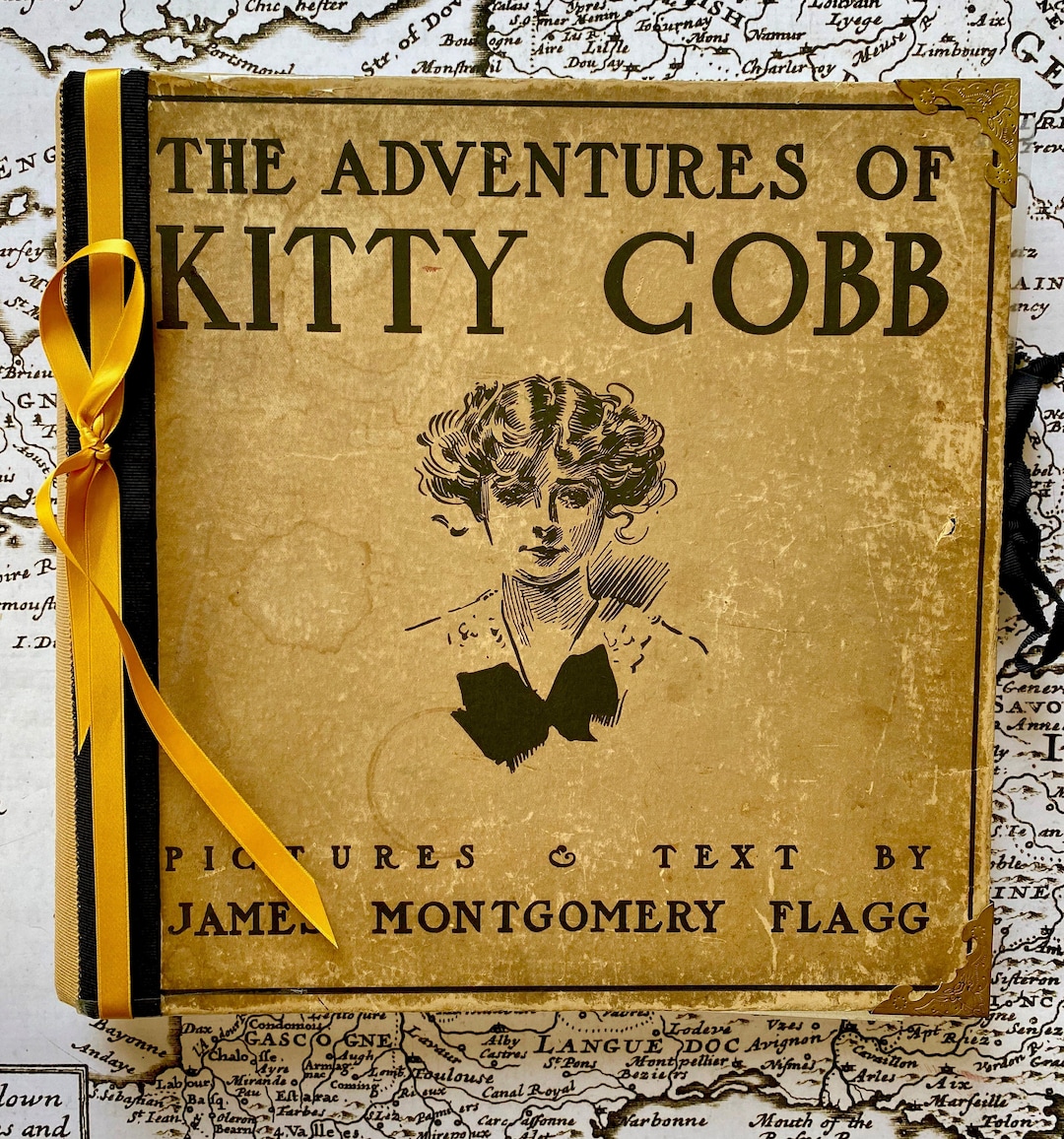 The Adventures of Kitty Cobb 1912 RARE. Sketchbook - Etsy