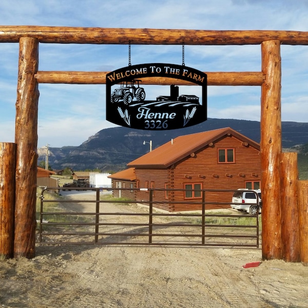 Custom Farm Sign - Buy Online - Make Your Own Farm Sign - Buy Online