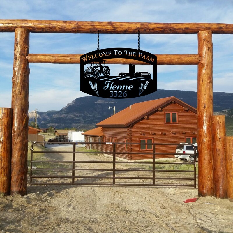 Custom Farm Sign - Etsy