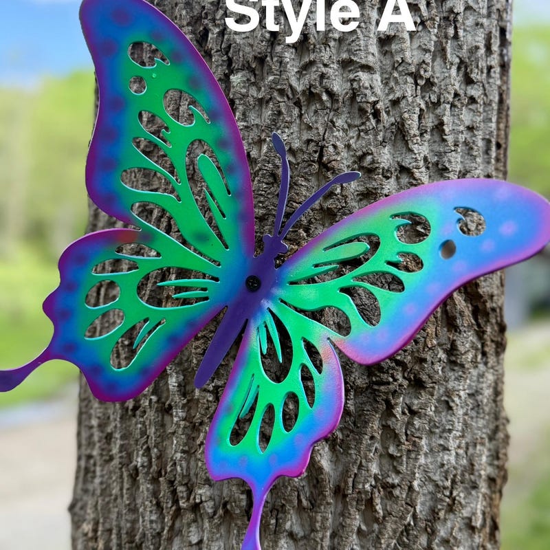 Metal Butterfly Wall Art - Etsy