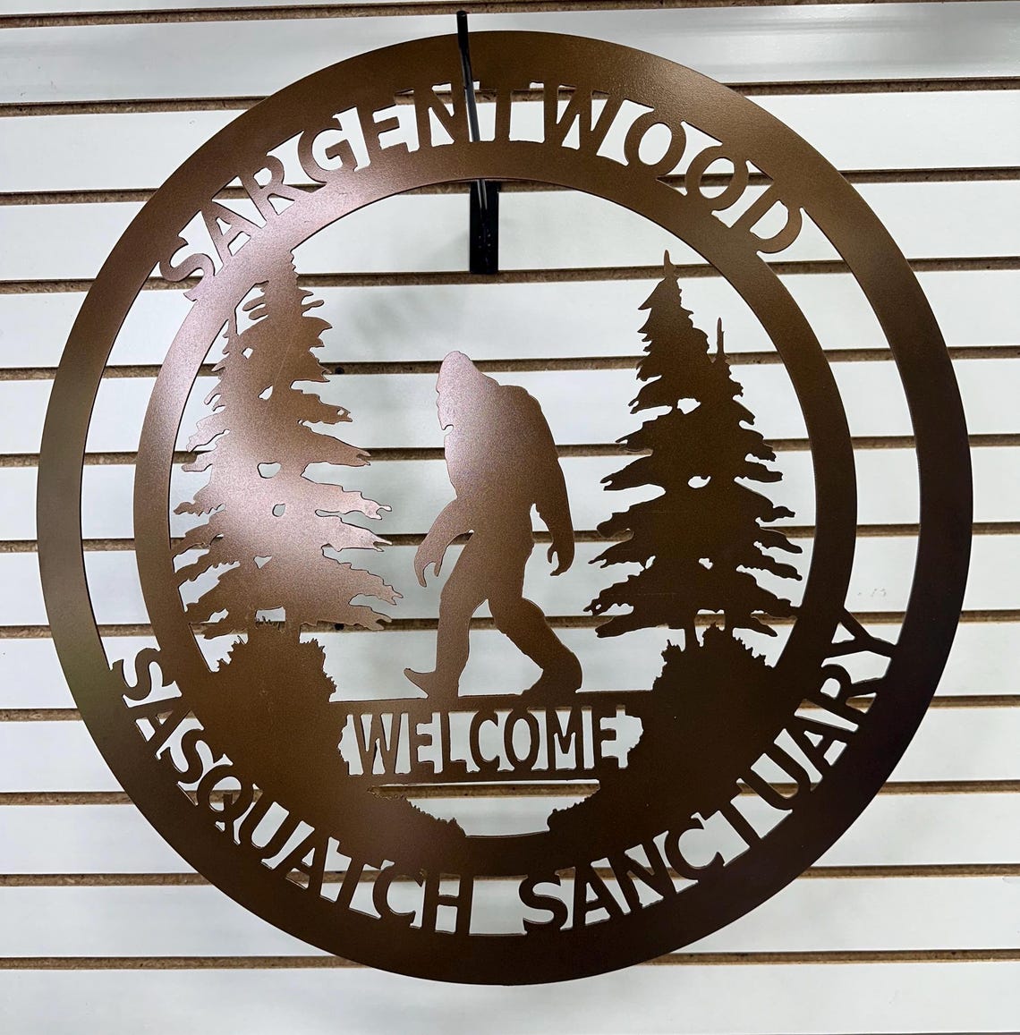 Sasquatch Sanctuary Personalized Sign - Etsy