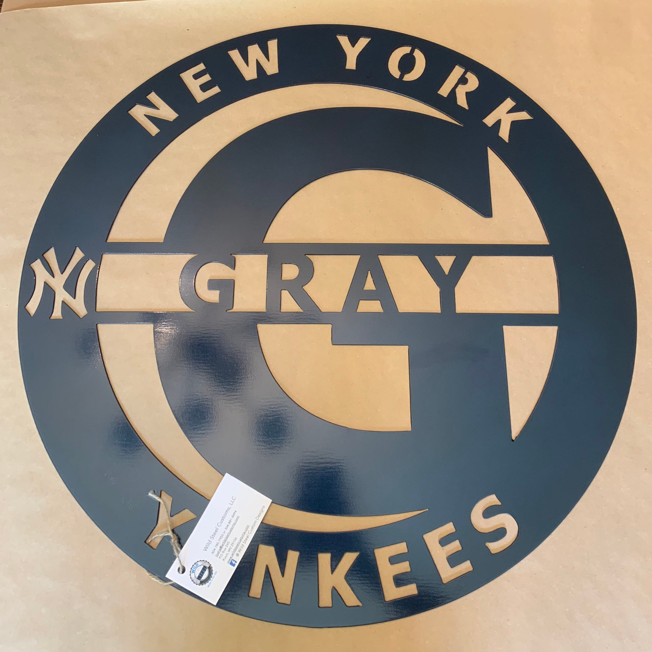 New York Yankees Personalized Sign | Etsy