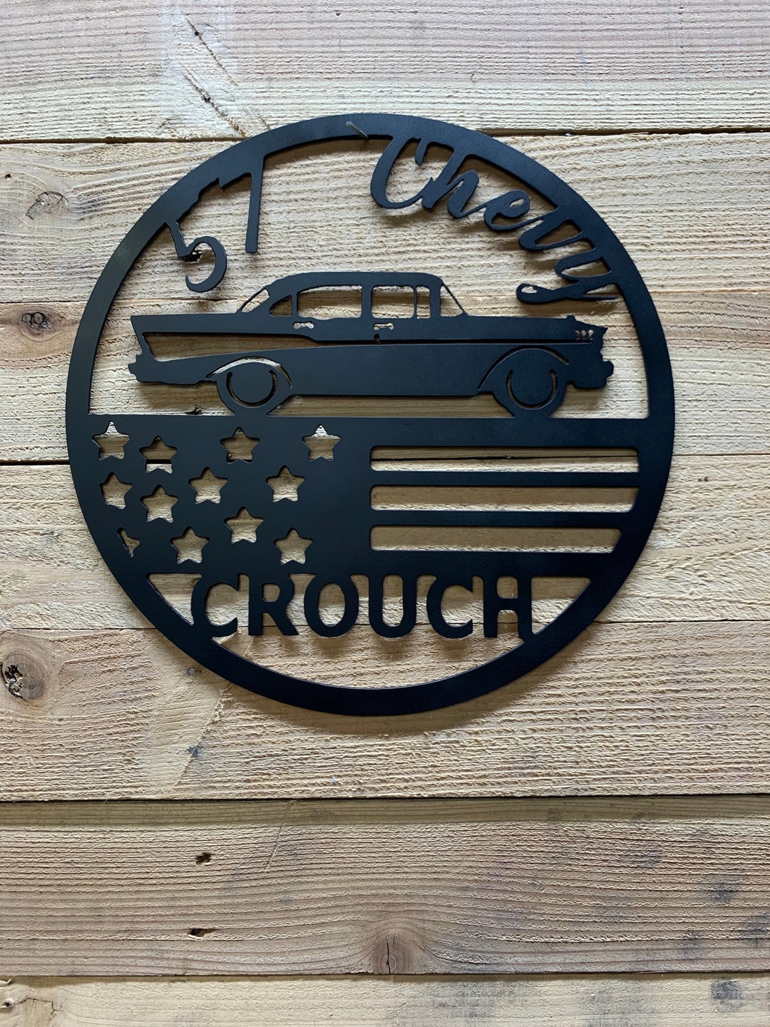 Personalized 57 Chevy Sign - Etsy