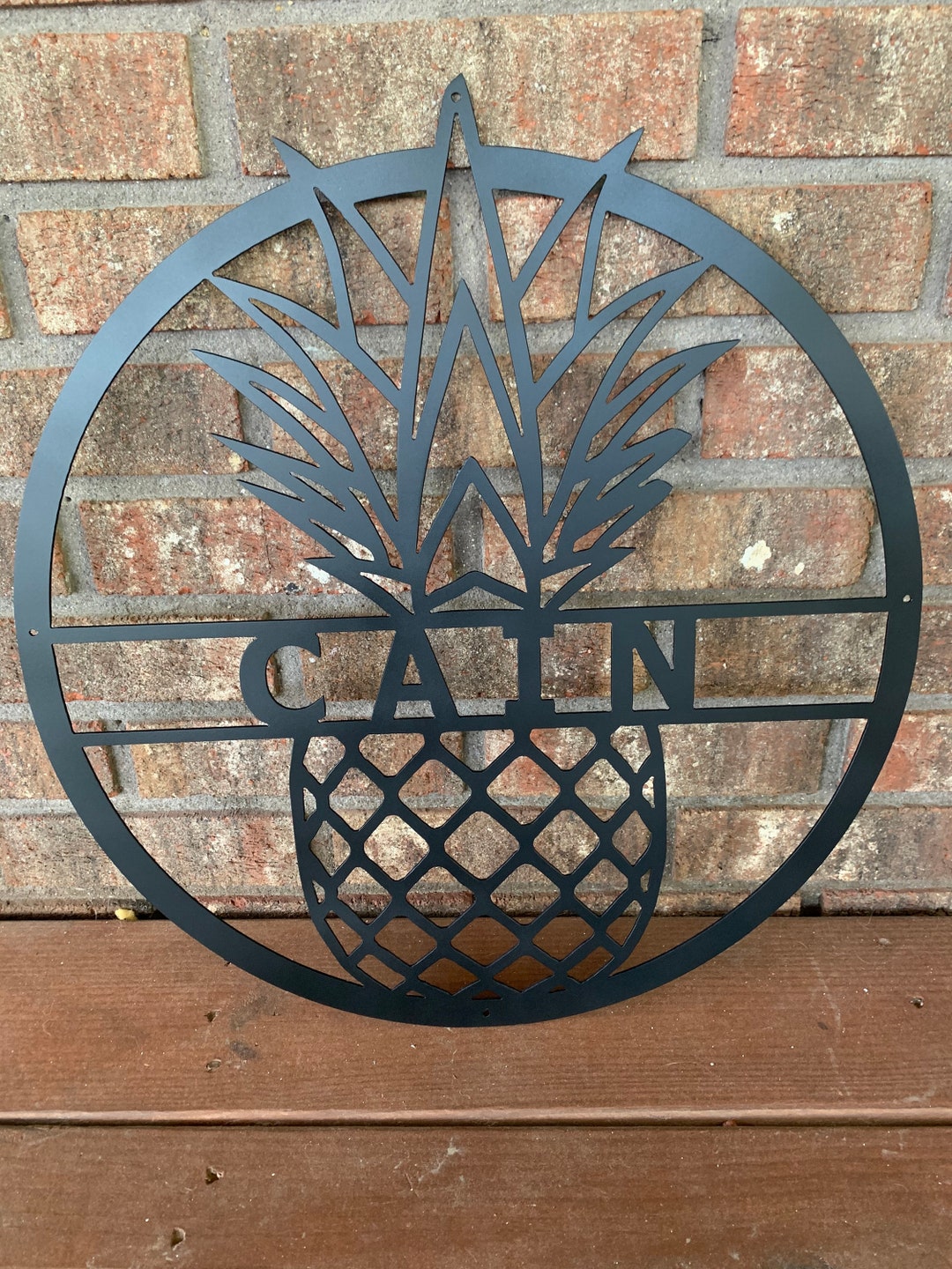 Personalized Pineapple Sign - Etsy