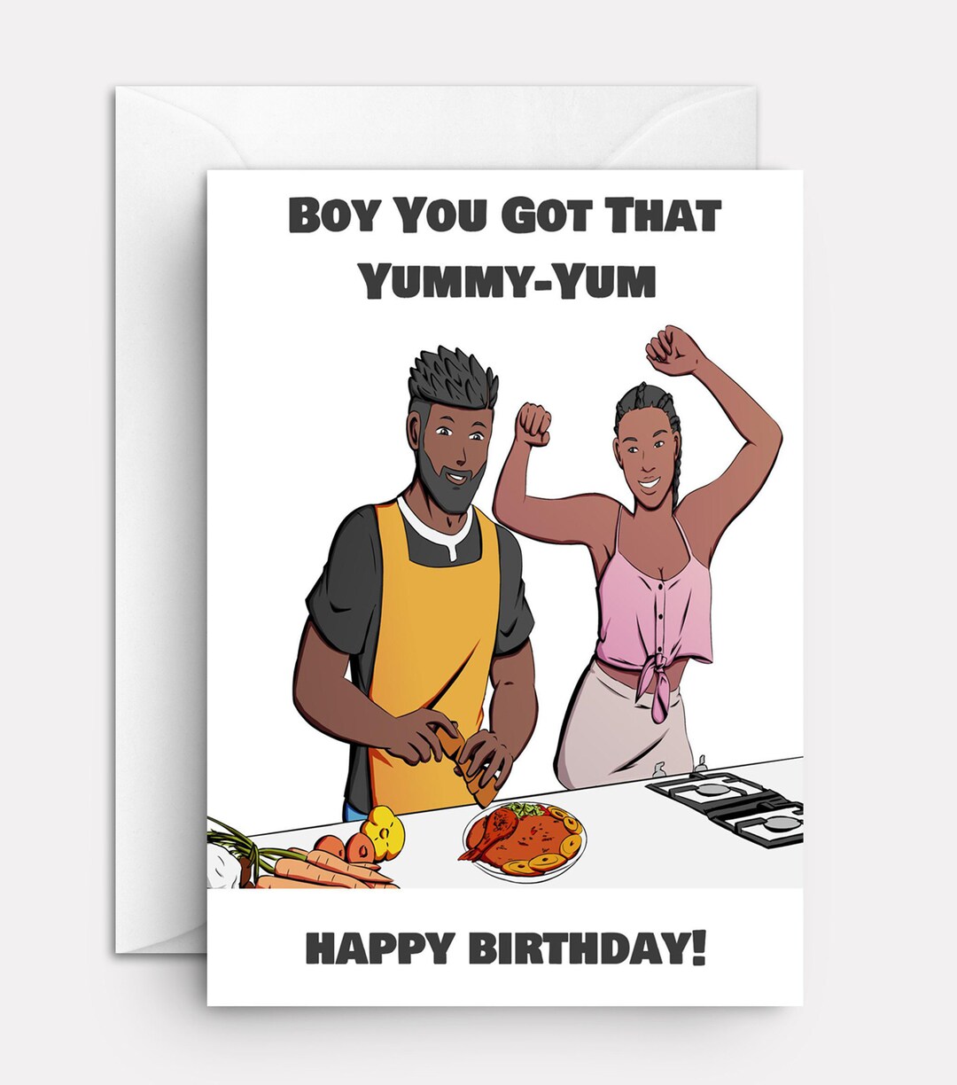 You Got That Yummy Yum Got That Yummy Yum Hip hop Card Funny Notecards ...
