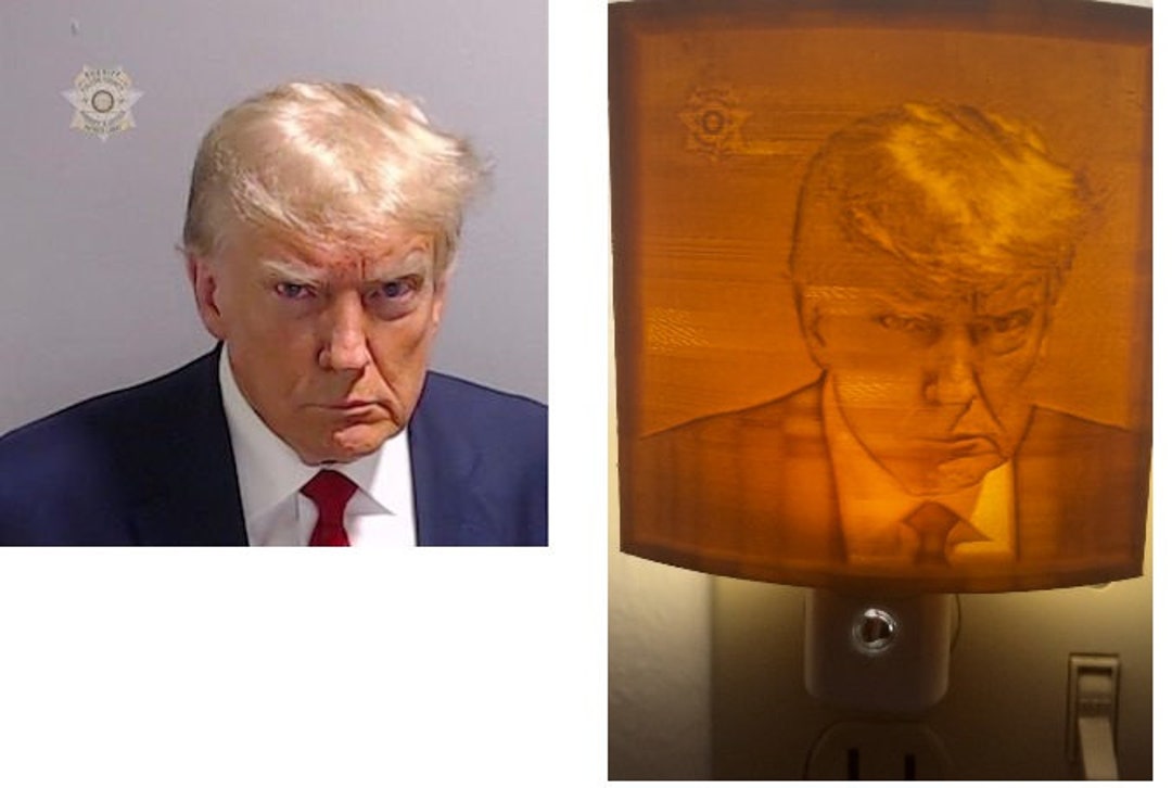 Special Night Light Trump Mug Shot Night-light - Etsy
