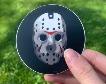 Jason Voorhees Vinyl Sticker Friday the 13th Sticker - Etsy