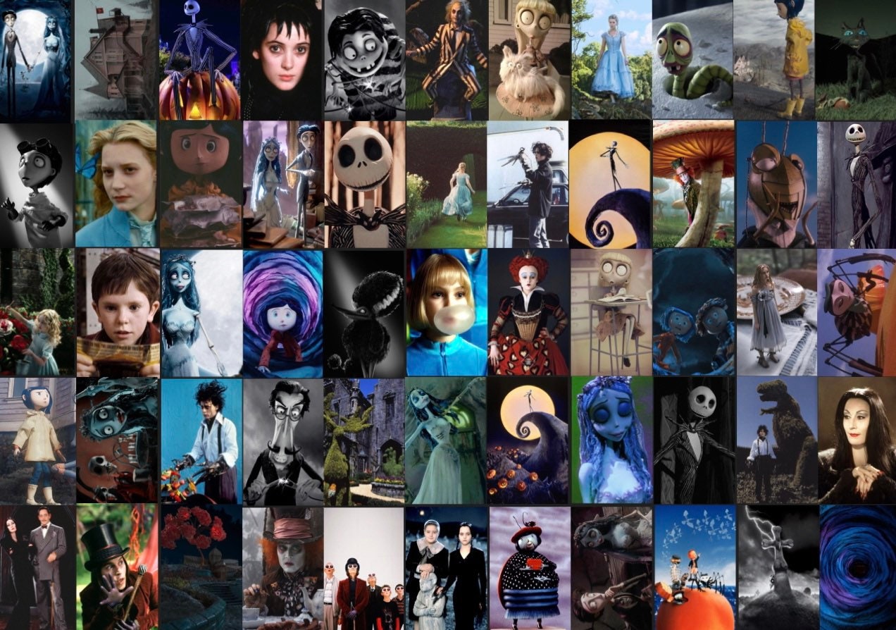 Tim burton characters collage - cpukraine Tim burton characters collage - cpukraine