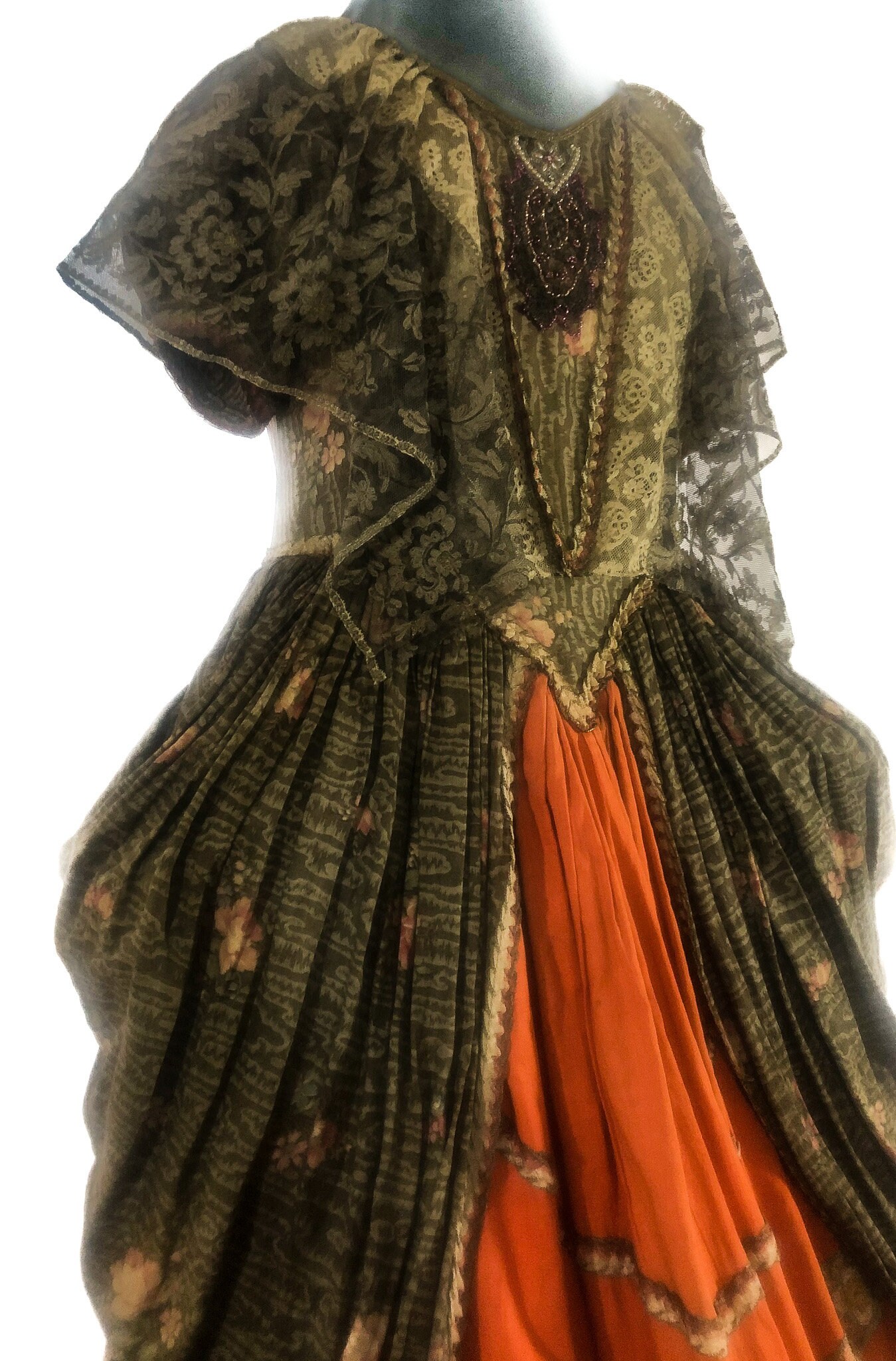 Antique 1920s Dress, 18th Century Historic Costume Created for ...