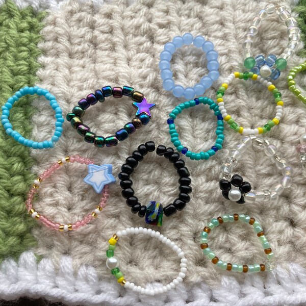 Seed Bead Ring - Etsy