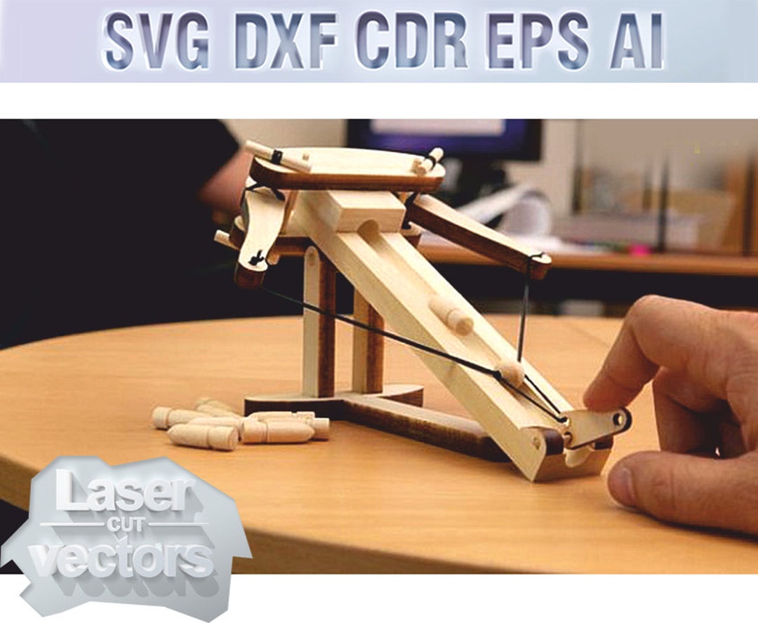Crossbow. Vector Model Svg Dxf Laser Cut Template Cnc Wood - Etsy New ...