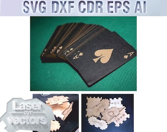 Cnc Files Playing Cards - Etsy