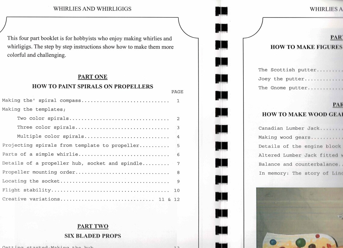 Whirlies and Whirligigs Handcrafted Illustrated Book: How to | Etsy