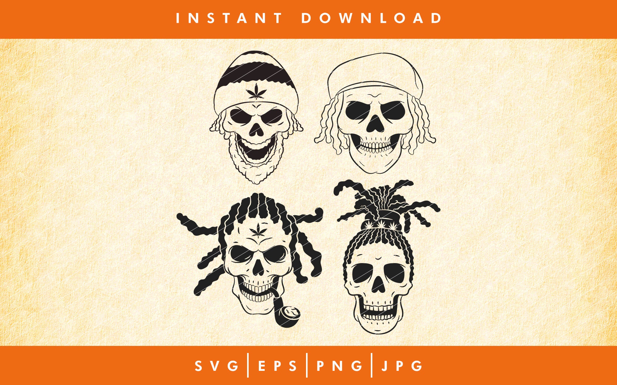 Rasta Skull Svg Rasta Dreads Svg Bundle Svg Dreadlocks Svg - Etsy Australia