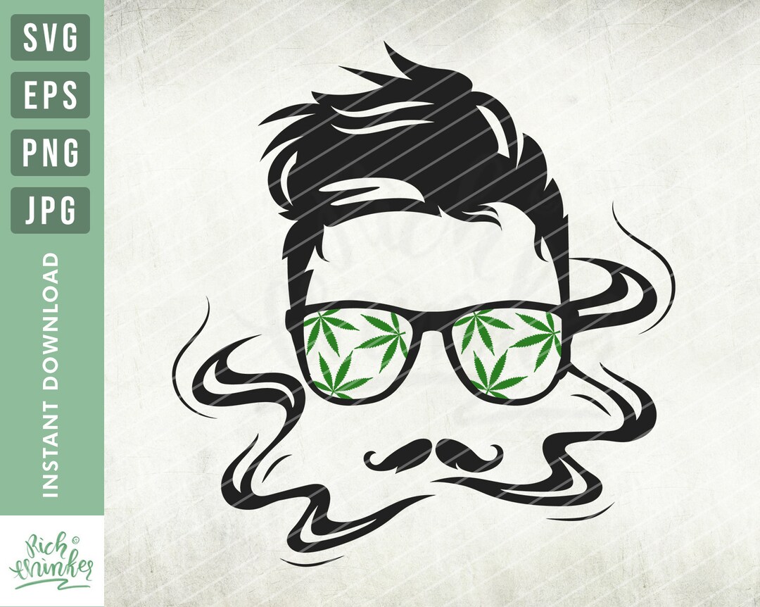 Smoking Dad Svg, Daddy Svg, Weed Svg, Cannabis Svg, Smoking Weed Svg ...