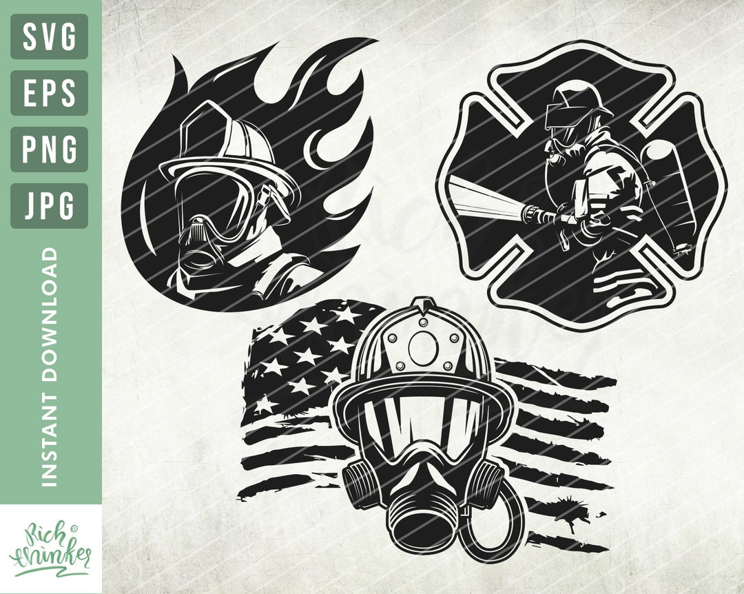 US Fire Department Svg, Firefighter Svg, Fire Dept Svg, Fireman Svg ...