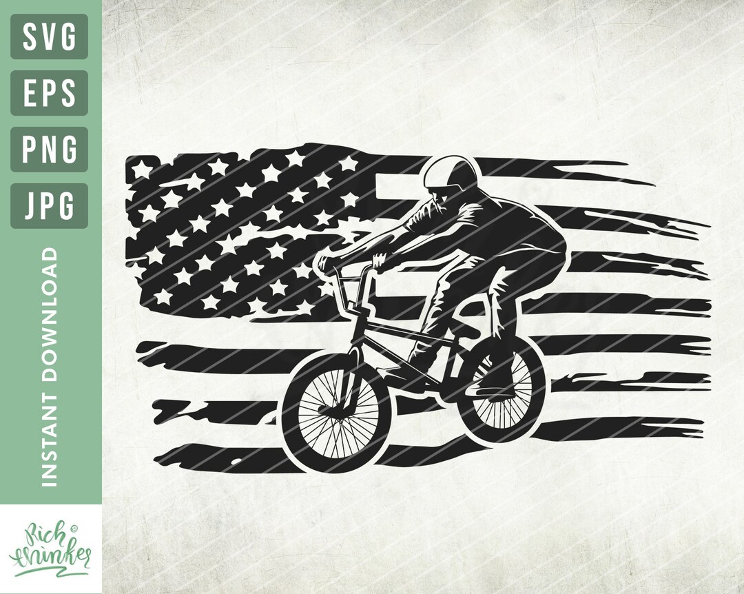 US BMX Freestyle Svg, BMX Svg, Racer Bike Svg, Extreme Sport Svg ...