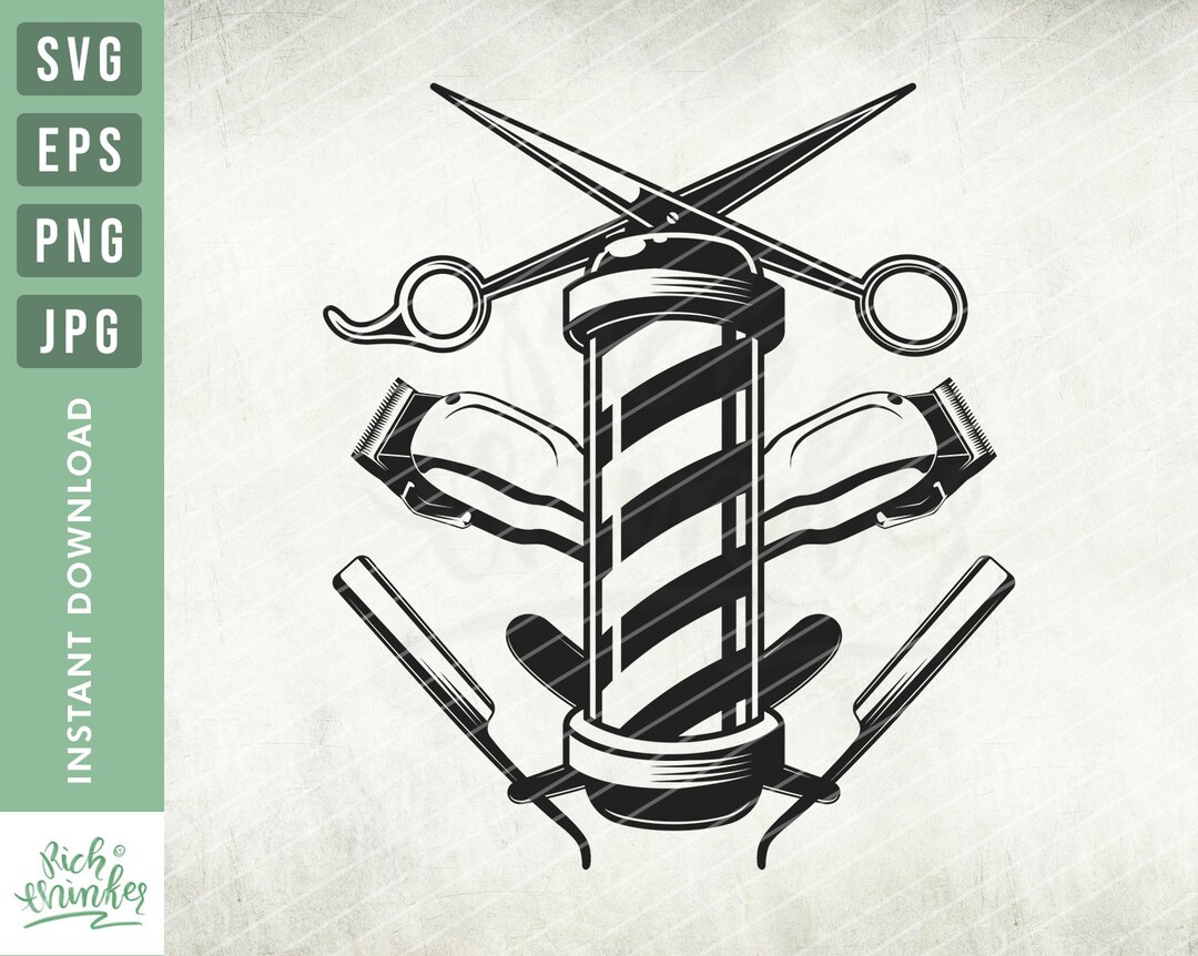 Barbershop SVG, Barbershop Brand SVG, Hair Stylist Svg, Barber Svg ...