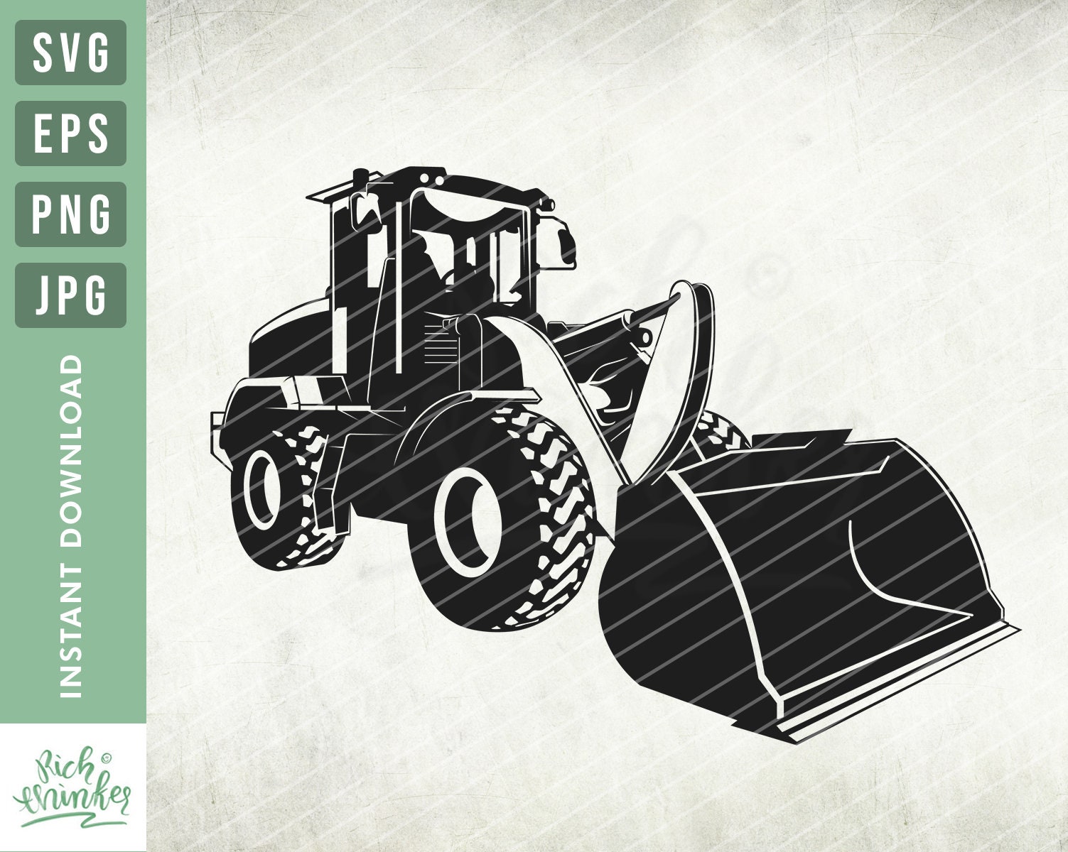 Loader Truck Svg, Construction Vehicle Svg, Front Loader Digger. Loader ...