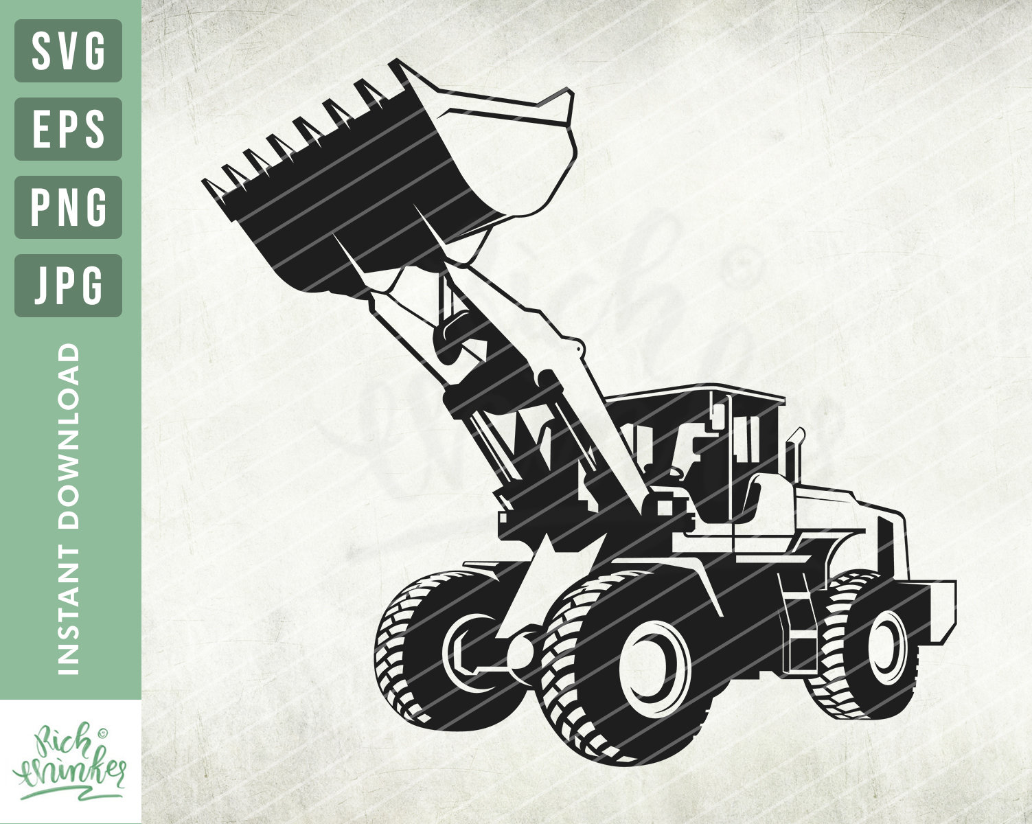 Loader Truck Svg, Construction Vehicle Svg, Front Loader Digger. Loader ...