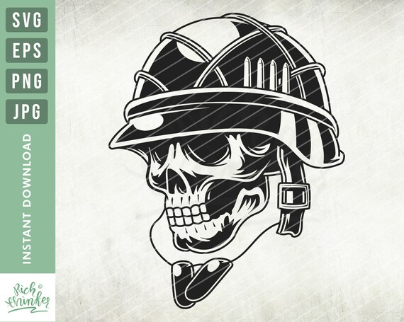 Veteran Skull Svg US Army Veteran Svg Soldier Svg Skull | Etsy