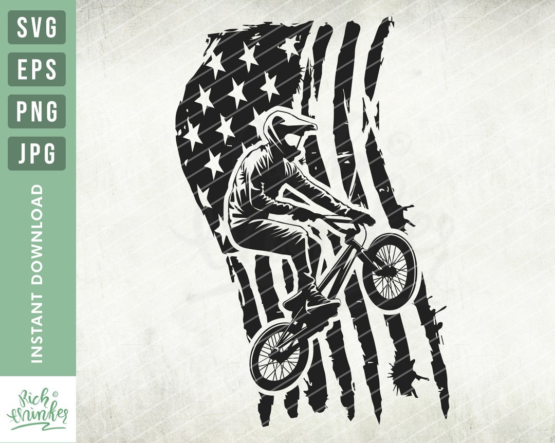 US BMX Freestyle Svg, BMX Svg, Racer Bike Svg, Extreme Sport Svg ...