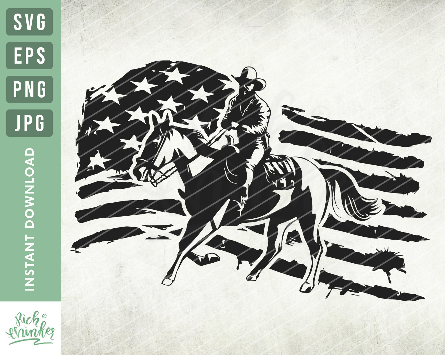 US Cowboy Svg Western Cowboy Riding Horse SVG Rodeo Cowboy - Etsy