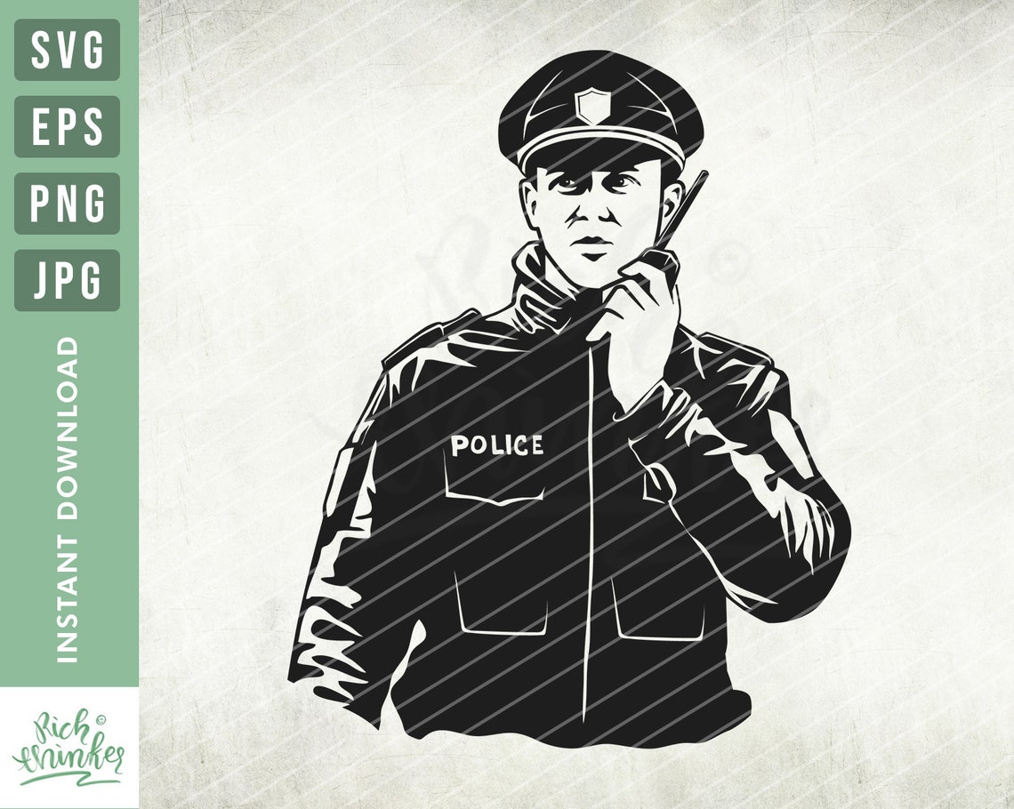 Police Officer Svg Policeman Svgdad Cop Svg Nypd Officer Etsy