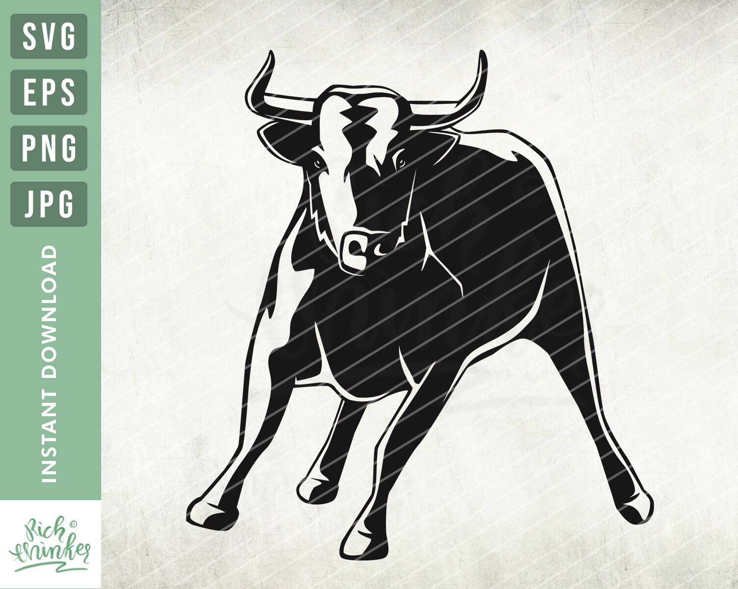 Ox Bull SVG, Bull Svg, Cattle Svg, Rancher Svg, Ox Svg, Bull Clipart ...