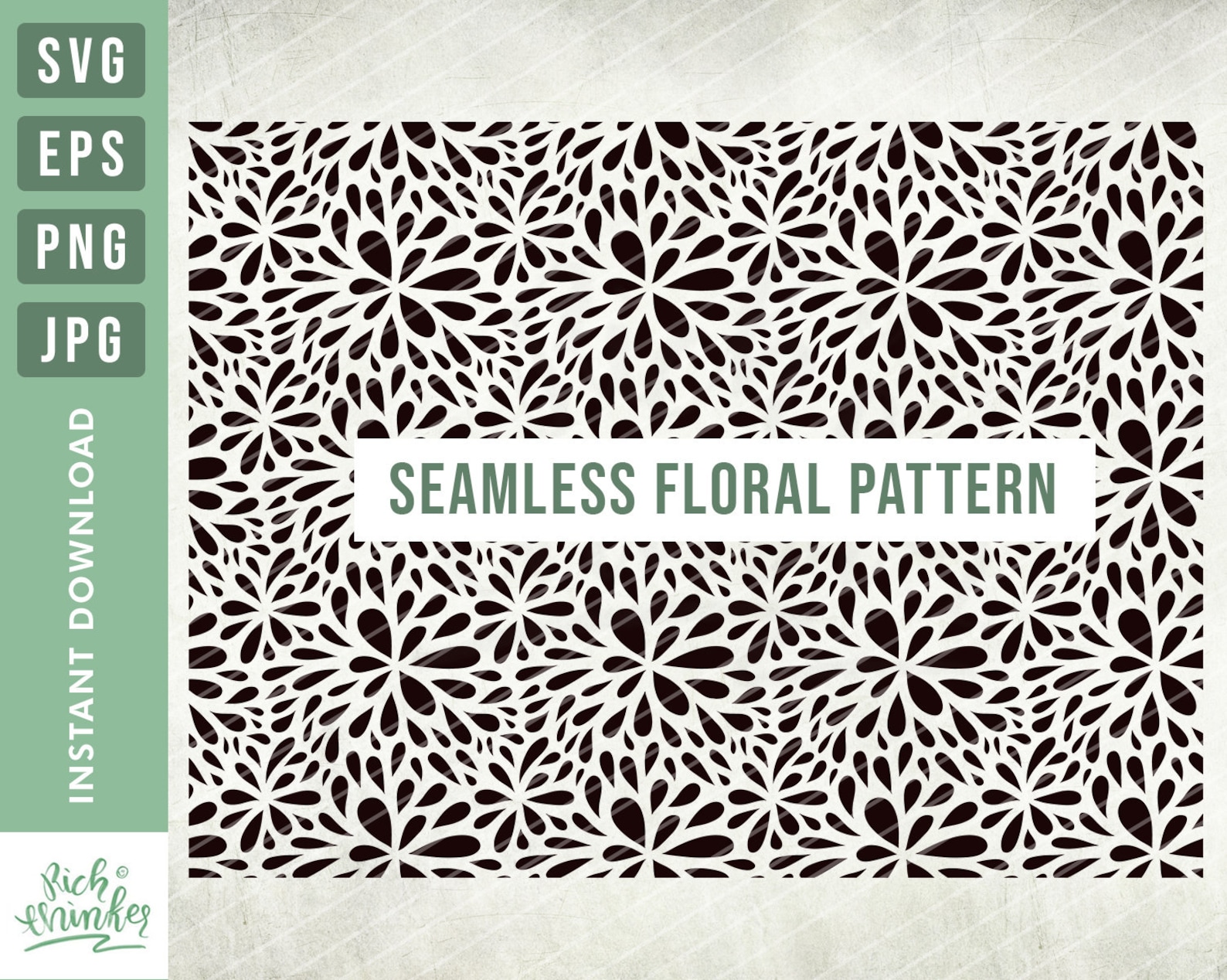 Seamless Floral Pattern Svg Pattern Svg Floral Pattern Svg | Etsy