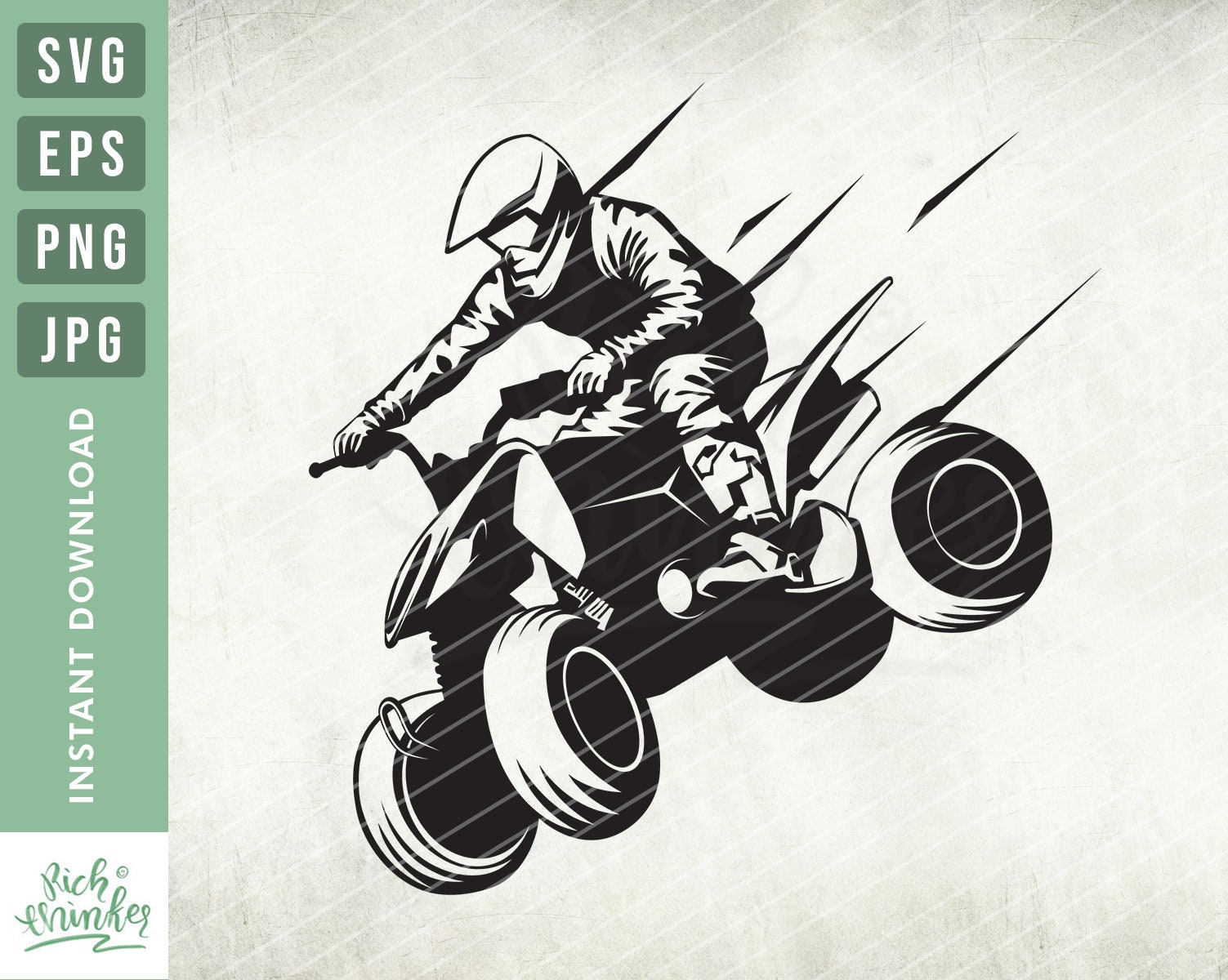 4 Wheeler Svg, Atv Svg, Atv Rider Svg, off Road Svg, Dirt Bike Svg, US ...