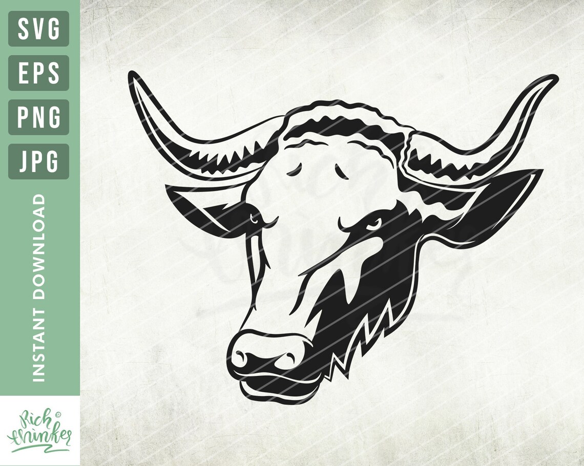 Ox bull SVG Bull Svg Cattle Svg Rancher Svg Ox Svg Bull | Etsy