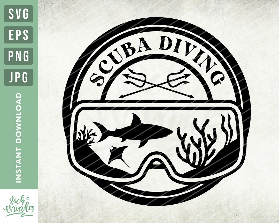 Scuba Diving Svg, Beach Life Svg, Swimming Svg, Diver Svg, Dive Svg ...