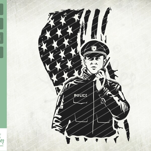 Police Officer Svg - Etsy