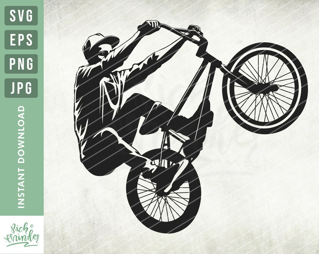 BMX Freestyle Svg BMX Svg Racer Bike Svg Extreme Sport Svg - Etsy