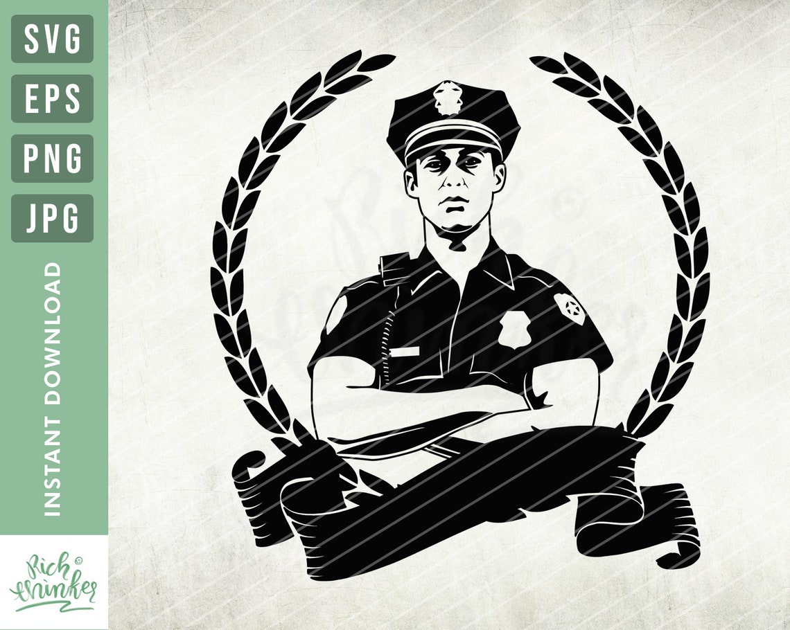 Police Officer Svg Policeman Svgdad Cop Svg Nypd Officer Etsy