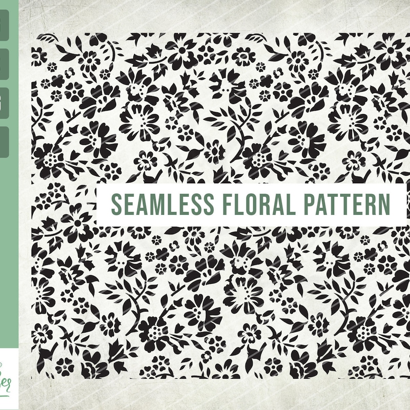 Floral Pattern Svg - Etsy