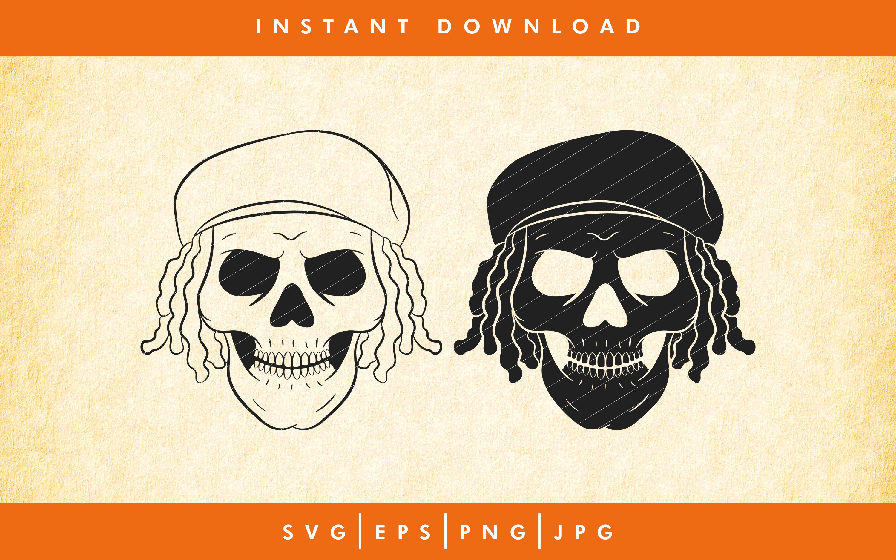 Dreadlock Skull Svg Dreads Svg Rastafarian Svg Dreadlocks | Etsy