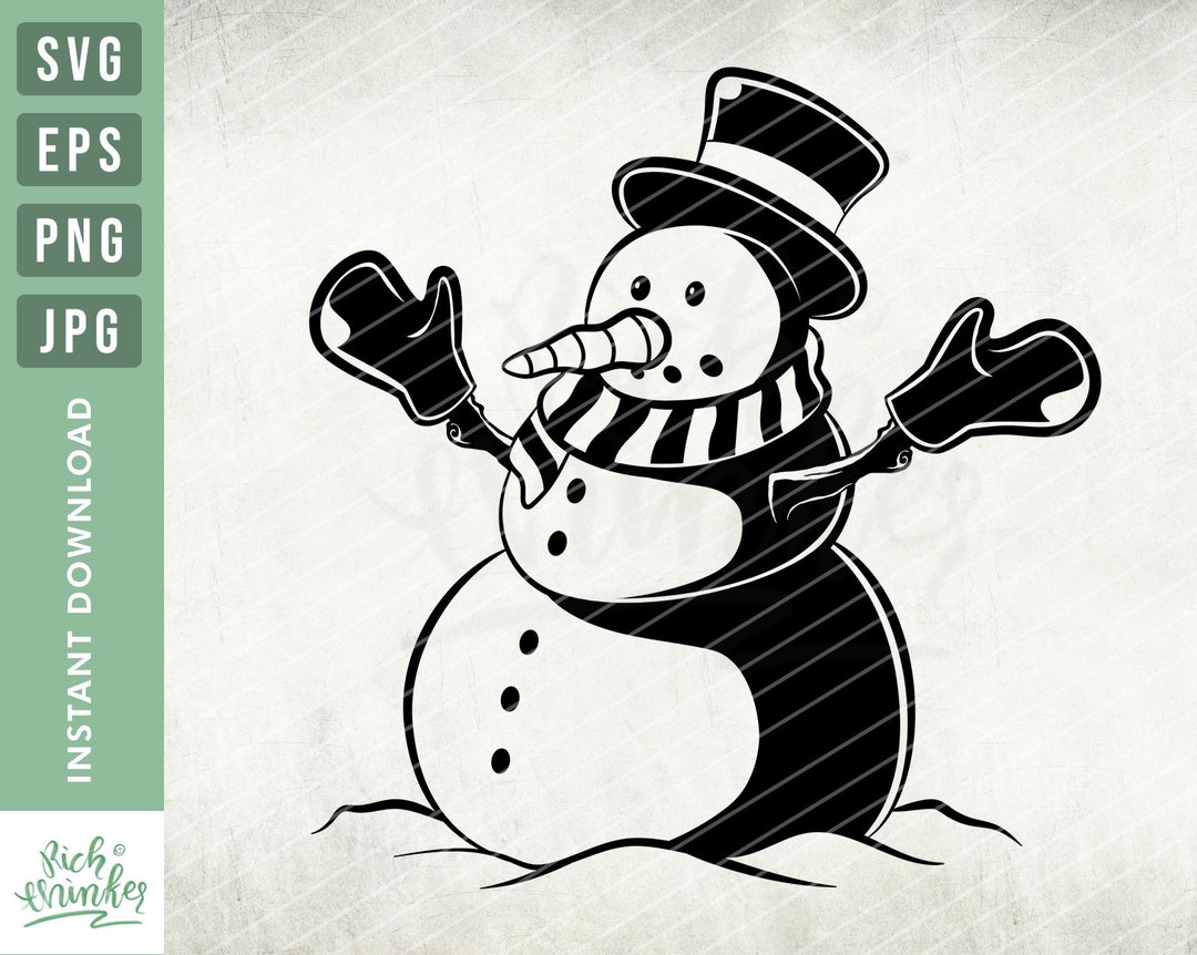 Christmas Snowmen Svg, Frosty Snowman Svg, Snow Man Svg, Cut Files ...