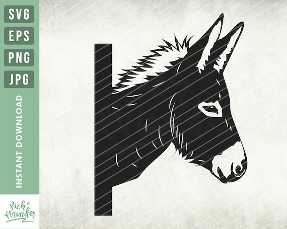 Ezel hoofd svg Ezel Svg bestanden voor cricut boerderij dier - Etsy ...