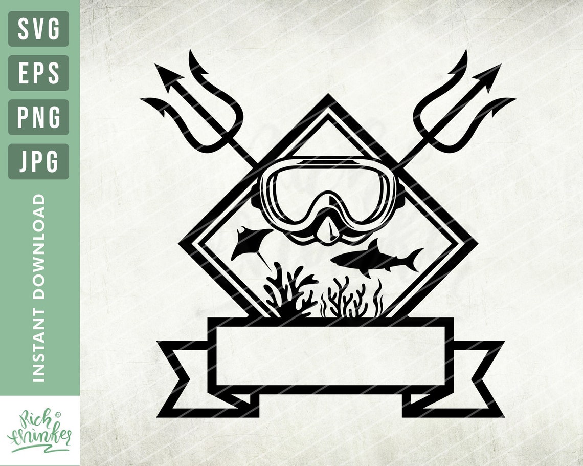 Scuba Diving Svg Beach Life Svg Swimming Svg Diver Svg - Etsy