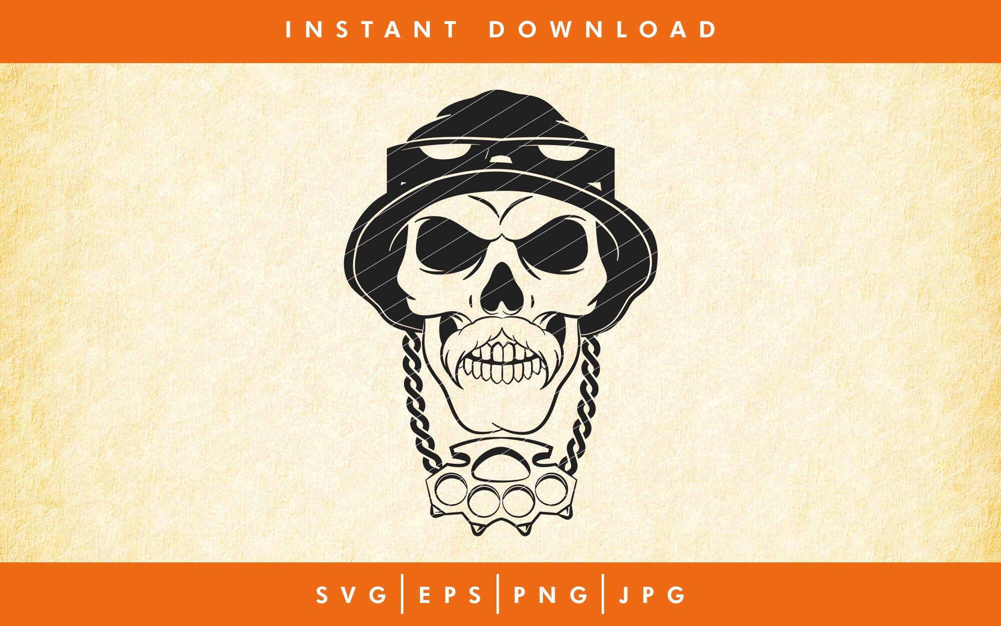 Gangster Skull Svg Knuckles Svg Skull Svg Gangster Svg | Etsy
