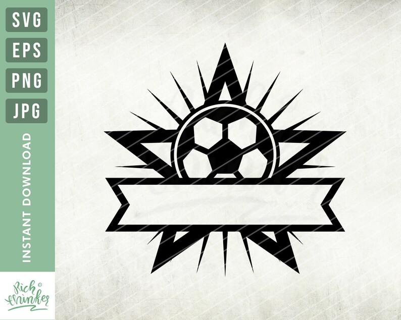 Soccer Svg Football Svg Soccer Clipart Soccer Files for - Etsy