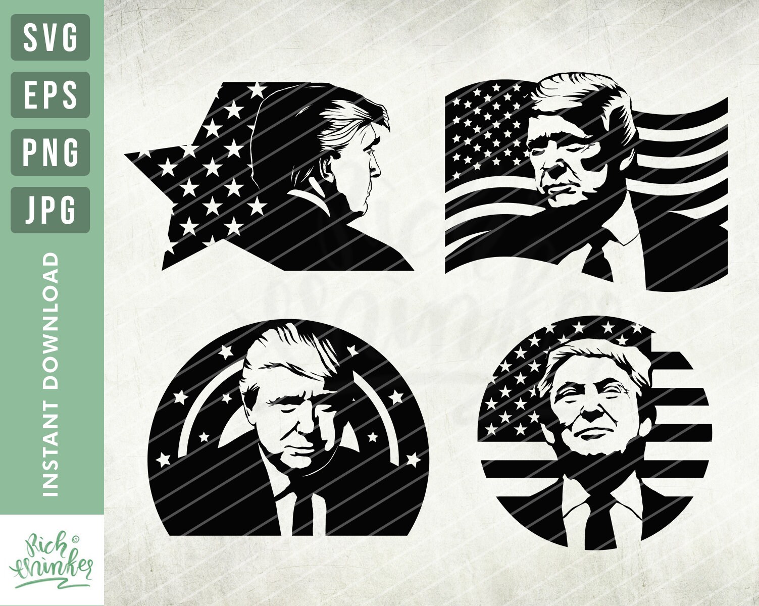 Trump Bundle SVG Merica SVG Usa Svg Election Svg Cricut - Etsy